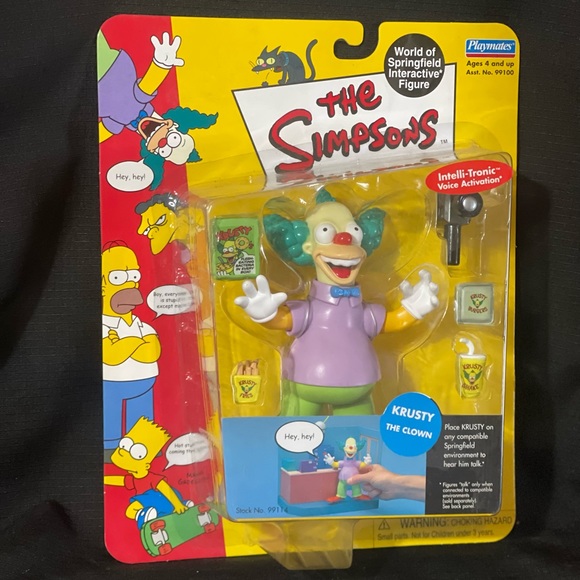 Playmates | Toys | 200 The Simpsons Krusty The Clown World Of ...